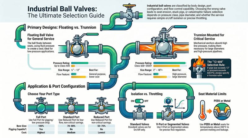 What Are the Main Types of Ball Valves for Industrial Applications?